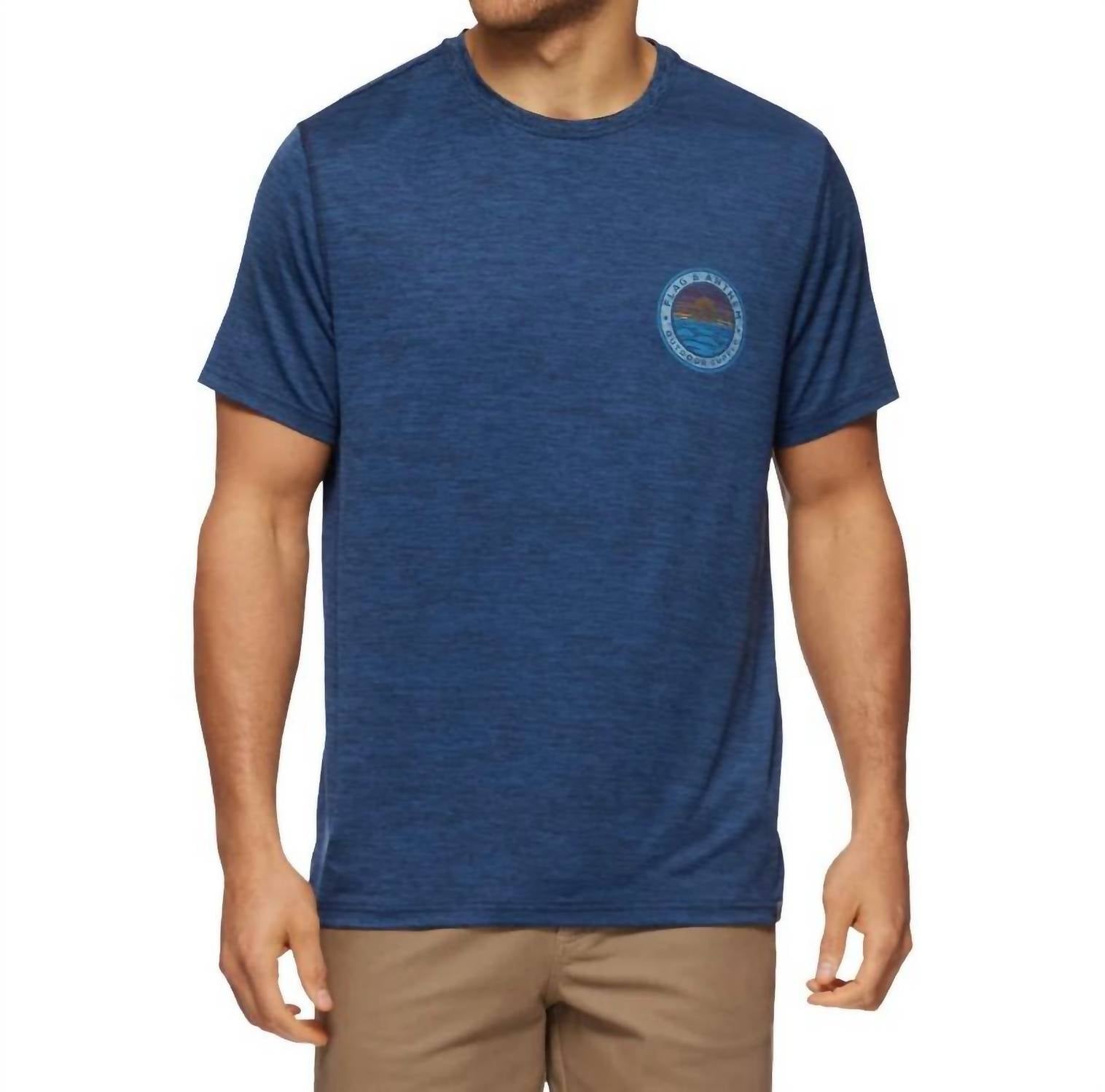 Flags & Anthem - Logo Heritage Sunset Upf Performance Graphic Tee – The ...